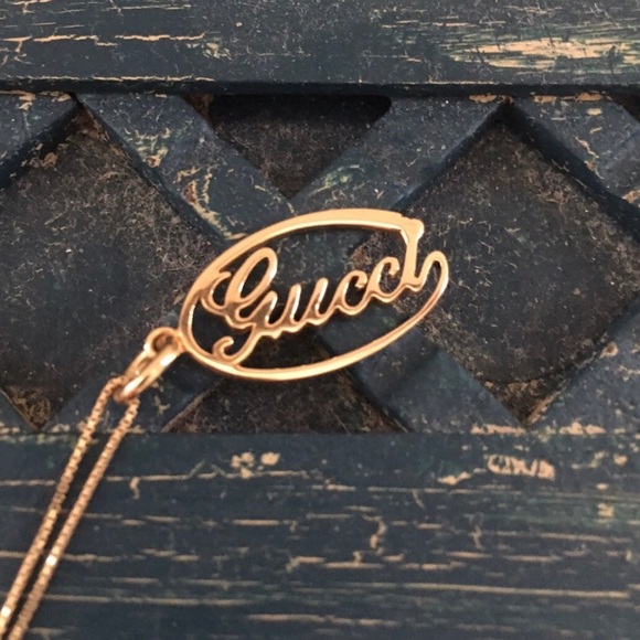 Gucci | Jewelry | Gucci 4k Solid Yellow Gold Necklace Pendant | Poshmark
